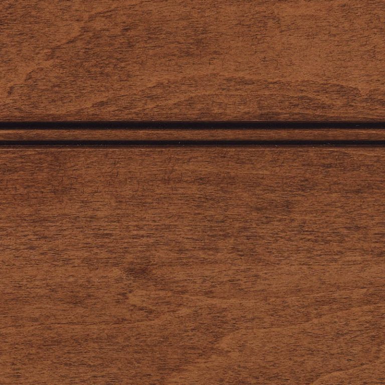 Hard Maple Chestnut with Sable Glaze Finish Wiping Stain