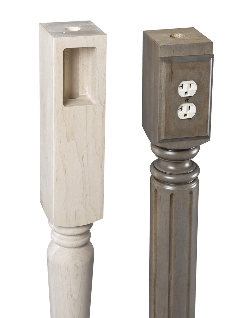 Receptacle Notching Option - Conestoga Wood Specialties