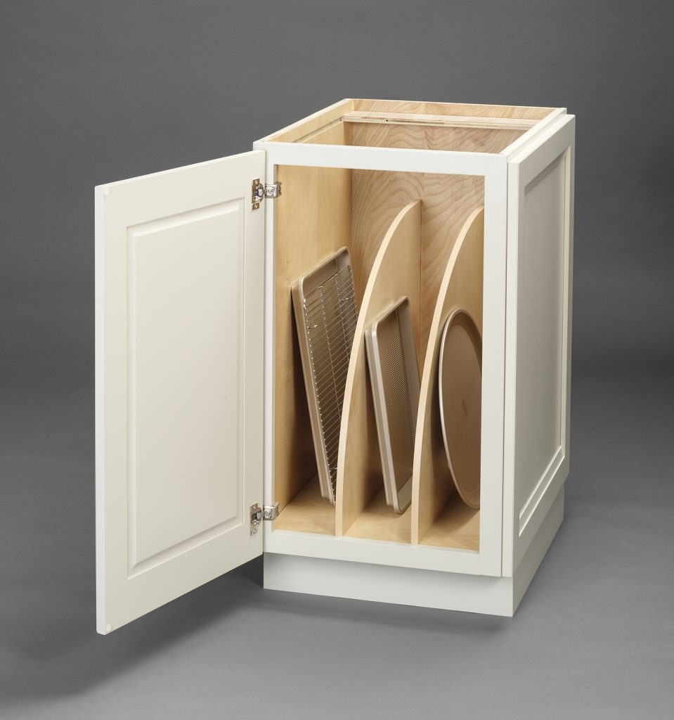 Base Full Door Tray Divider, BFDTD - Conestoga Wood