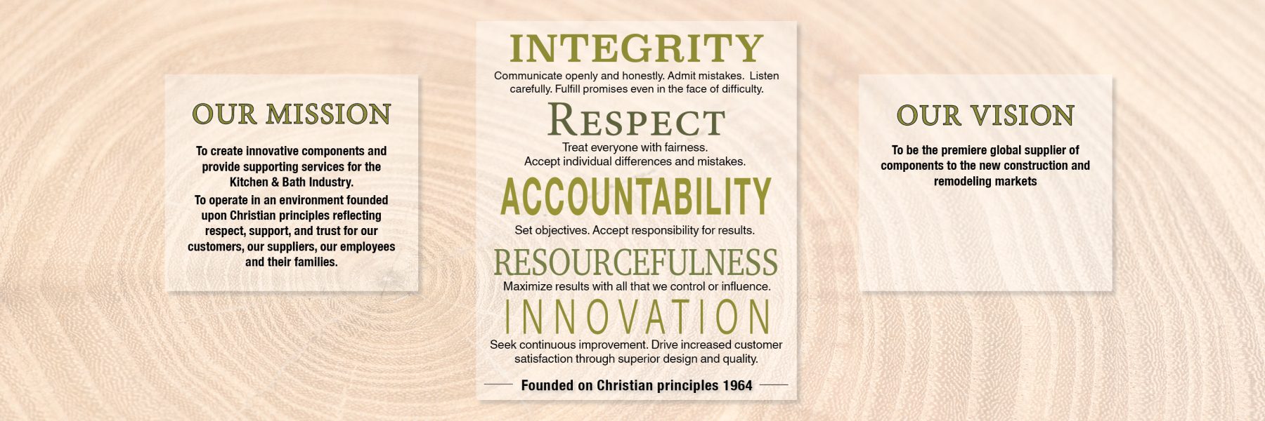 Conestoga Wood Specialties | Crafting Quality Since 1964