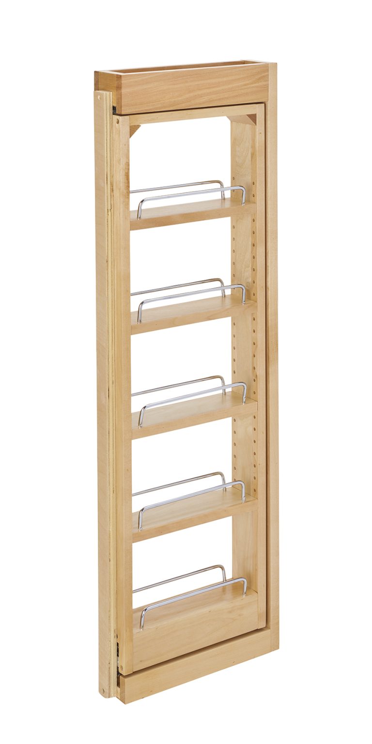 Tiered Wall Filler Pull-Outs for Easy Storage