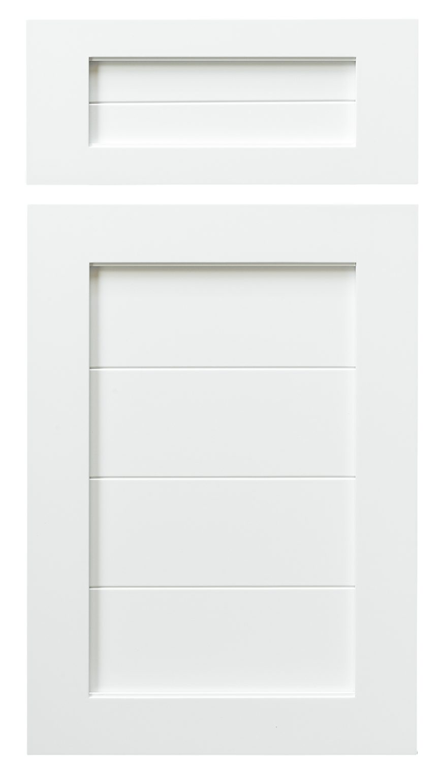 EriksonPP: Arctic White Finish | Solid Wood Cabinet Doors