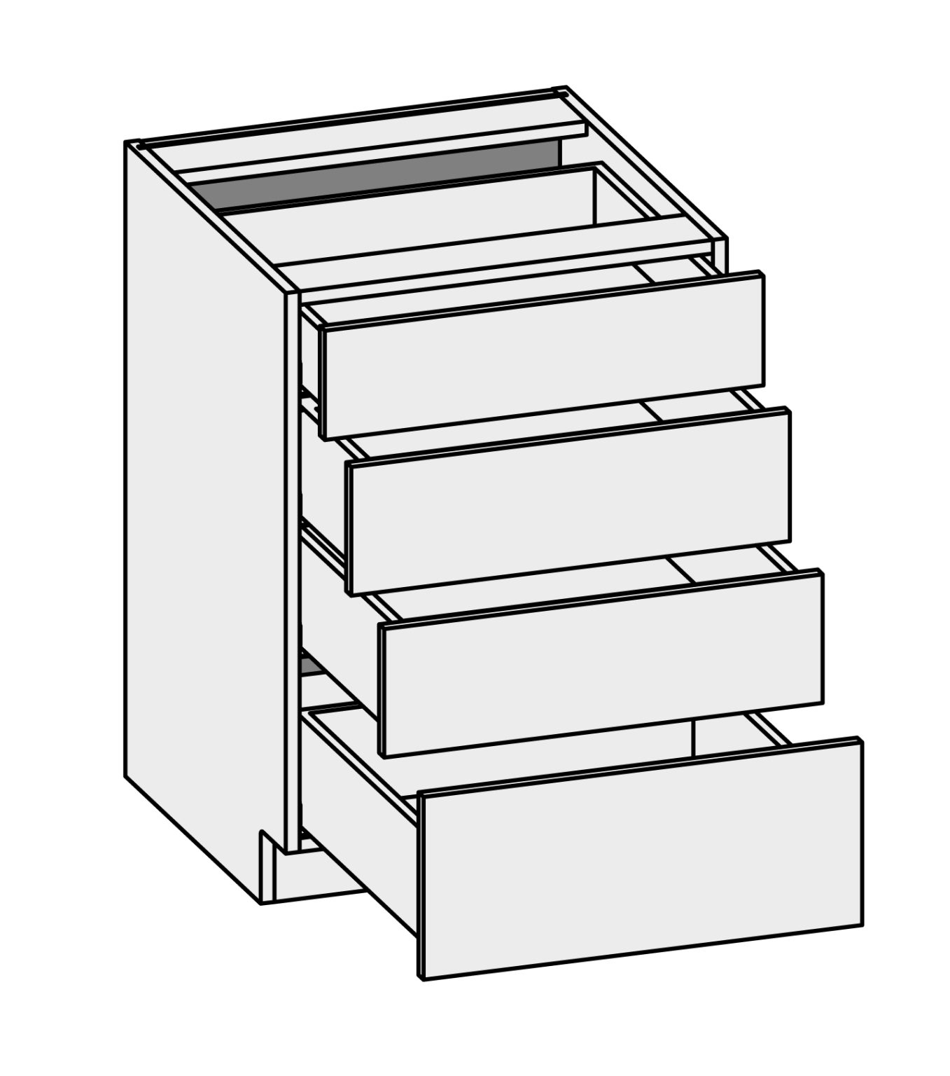 Vesta Full Access Base Cabinets - Modern Designs