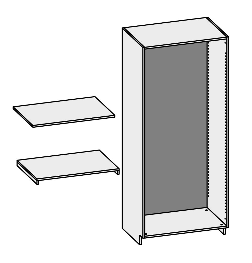 RTA Tall Cabinets By Vesta Full Access | Conestoga Wood