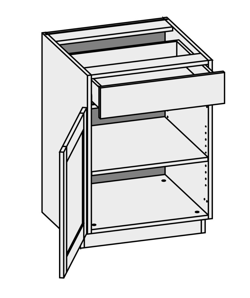 RTA Vanity Cabinets | Vesta Full Access Options
