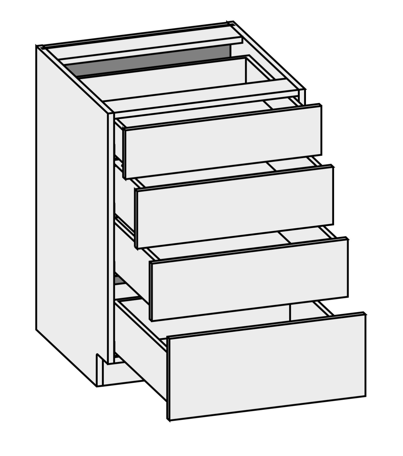 RTA Vanity Cabinets | Vesta Full Access Options